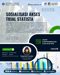 Sosialisasi Akses Trial Statista - Perpustakaan ITB