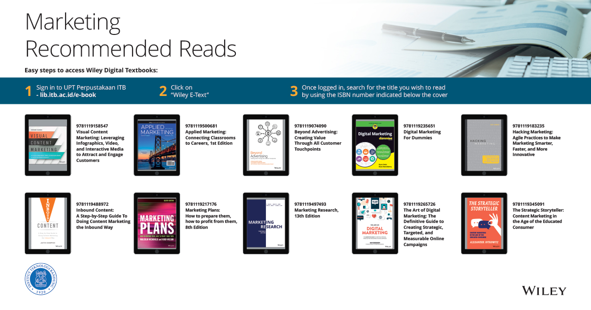 Referensi Bacaan E-Book (Marketing) - Perpustakaan ITB