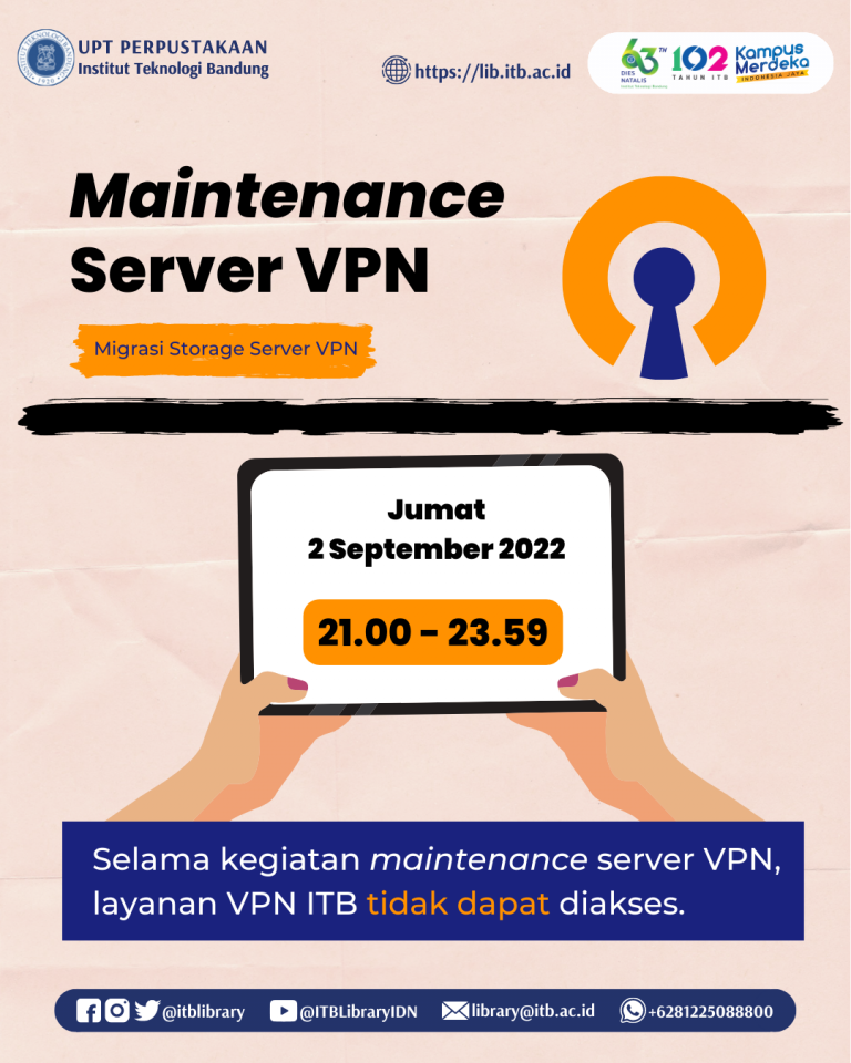 Maintenance Server VPN ITB - Perpustakaan ITB