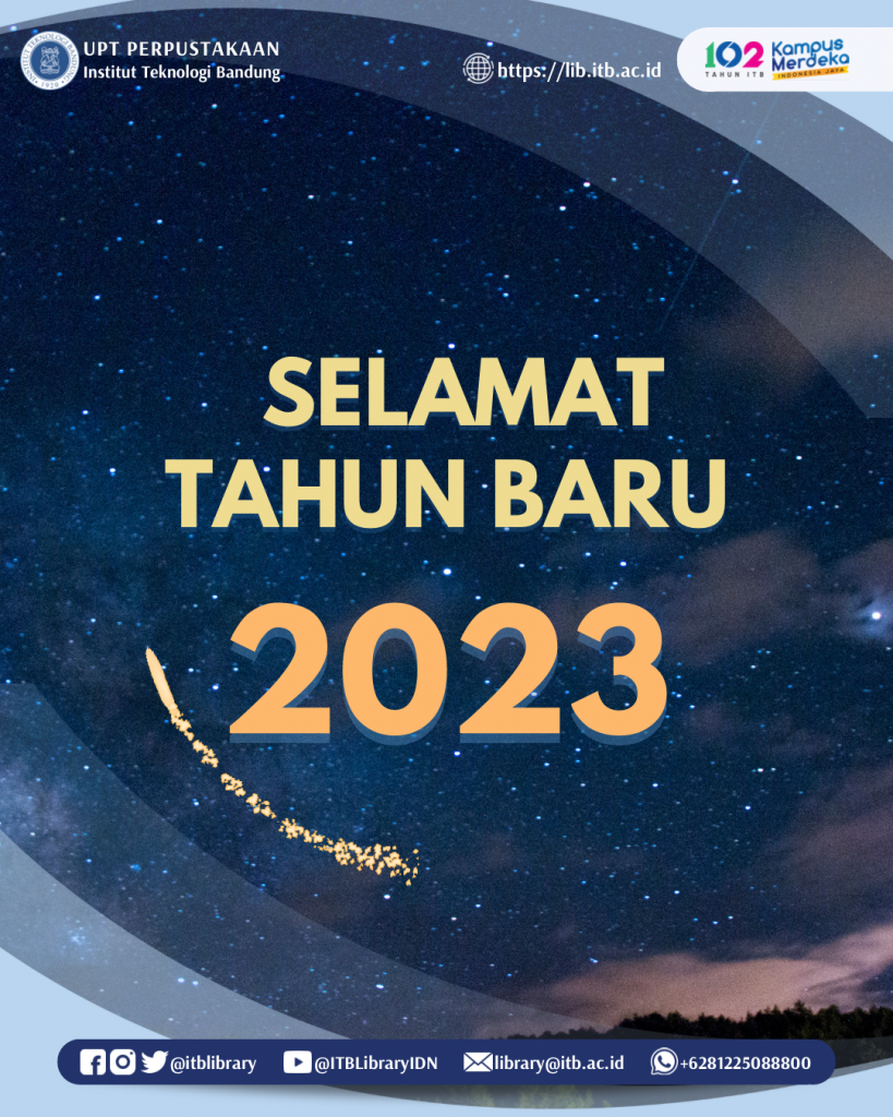 Selamat Tahun Baru 2023 - Perpustakaan ITB