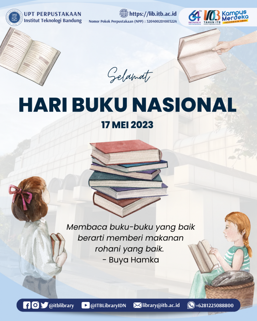 Selamat Hari Buku Nasional 2023 - Perpustakaan ITB